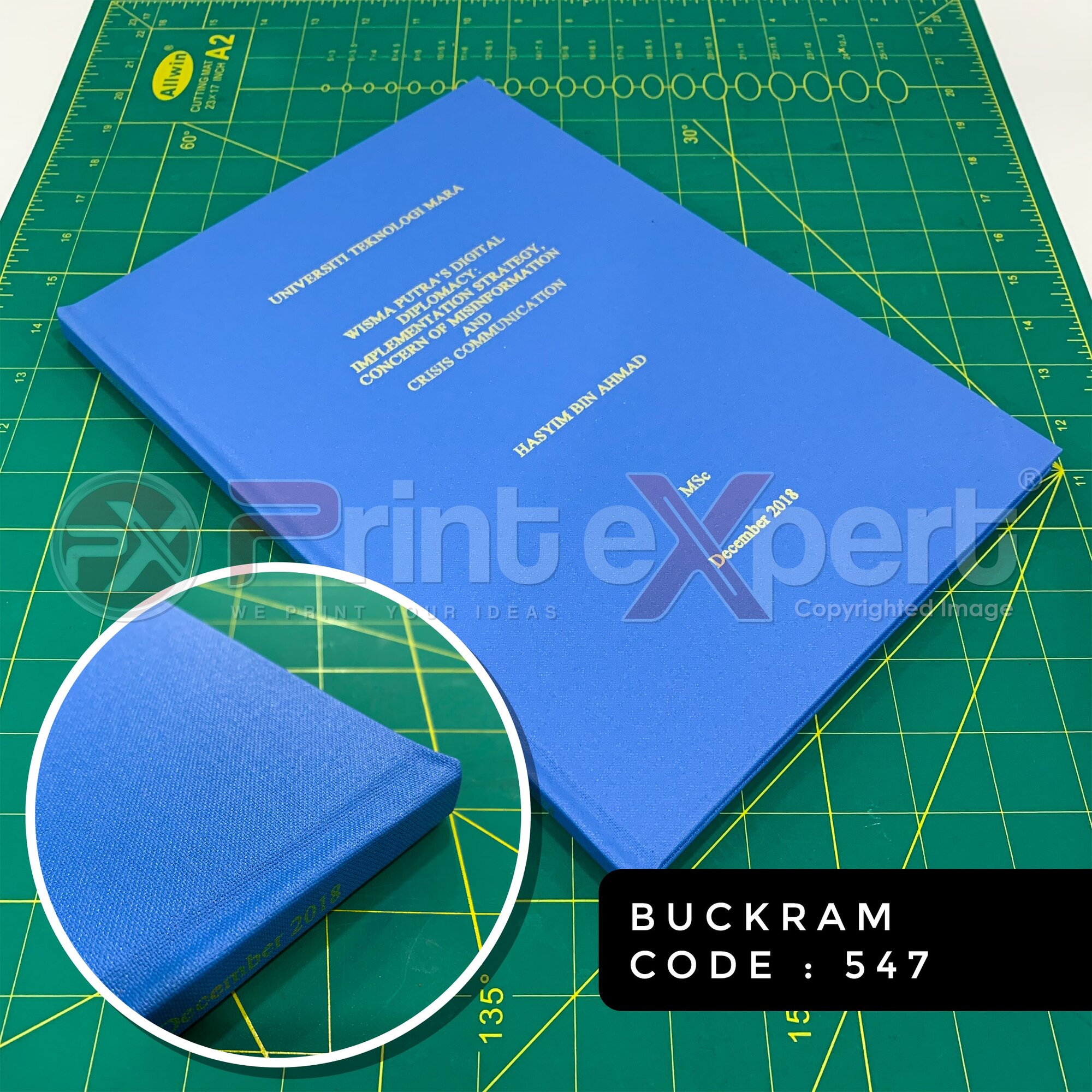 Super Urgent Thesis Hard Cover Printing in Malaysia Hardcover