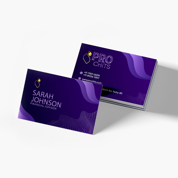 Easily Upload Designs for Your Luxe Shine Business Cards