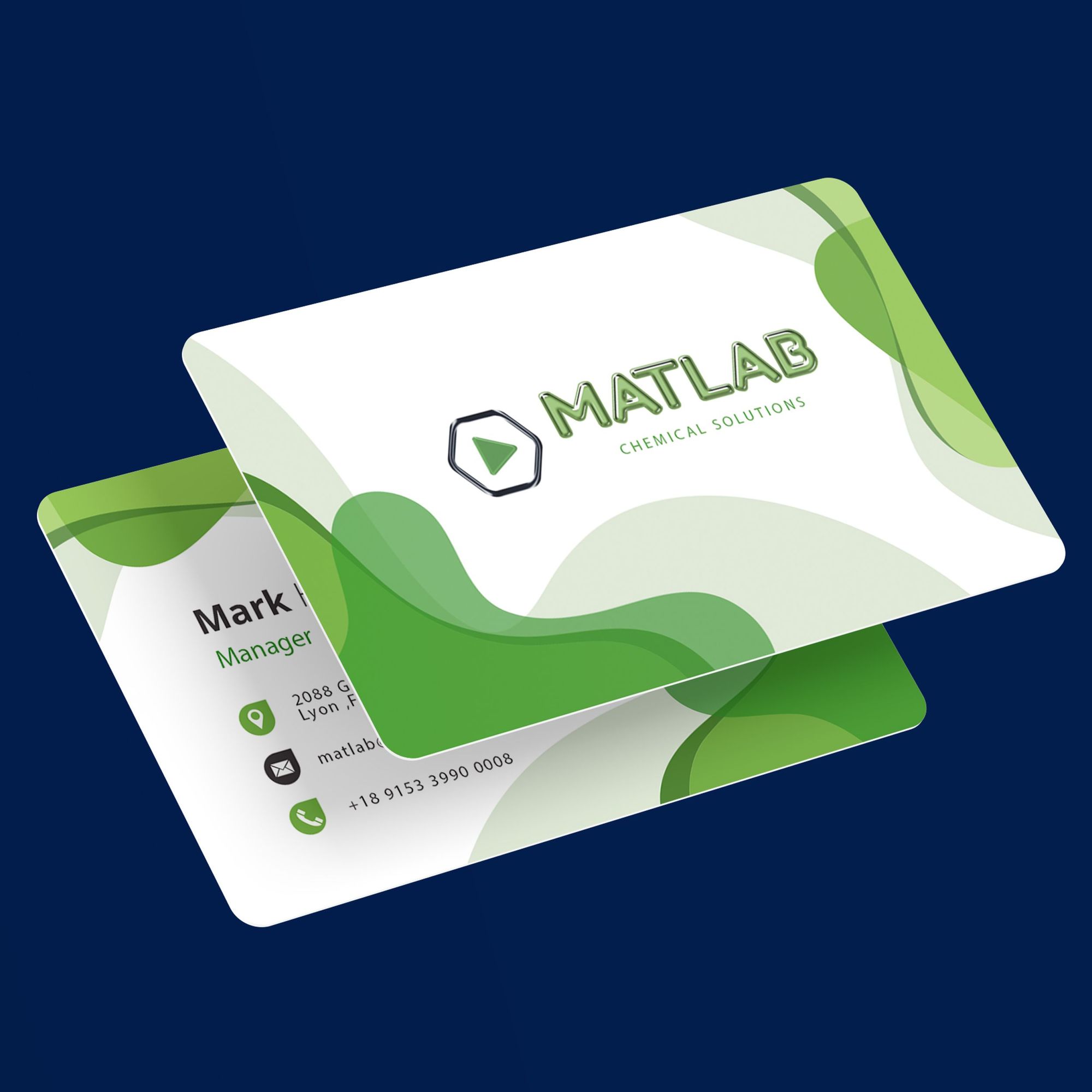 Embossed Spot UV Business Card Designing - print on go