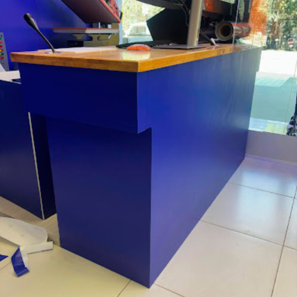Browse Design - 3M Plain Vinyl Decathlon Blue - Demo Brandstore