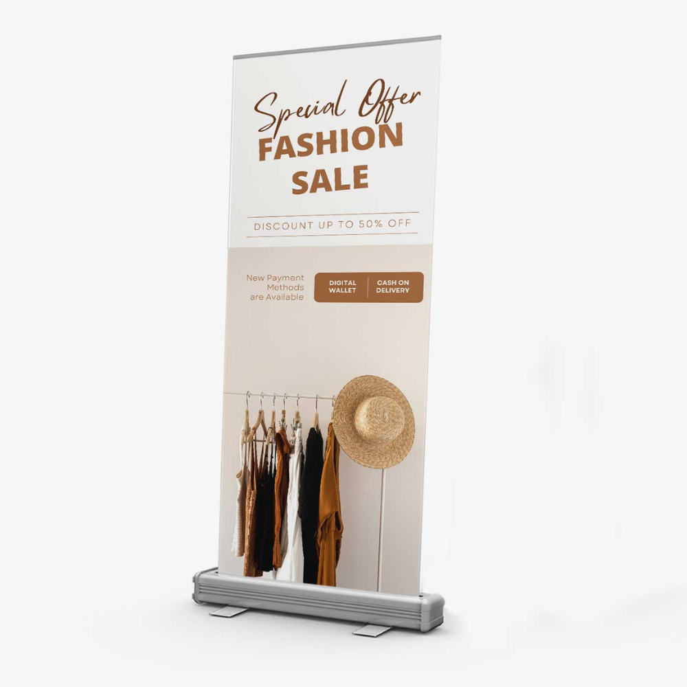 Custom Roll Up Standee - Printo Document Services Private Limited