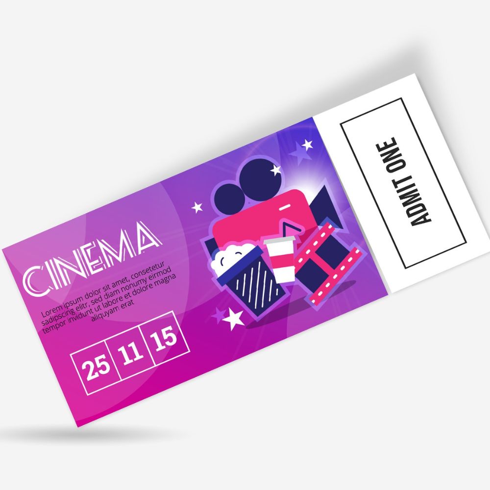 Explore Custom Ticket Card Templates & Personalize Instantly