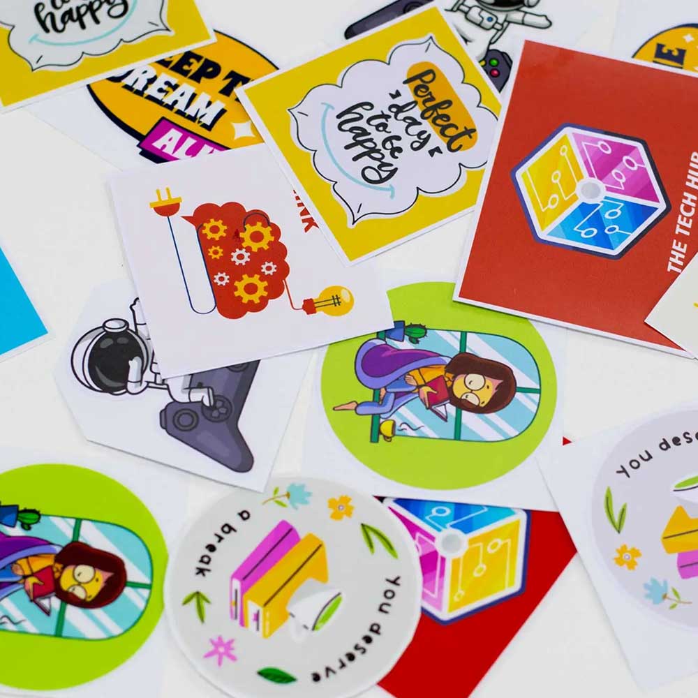 Custom Shape Stickers - Printo Document Services Private Limited