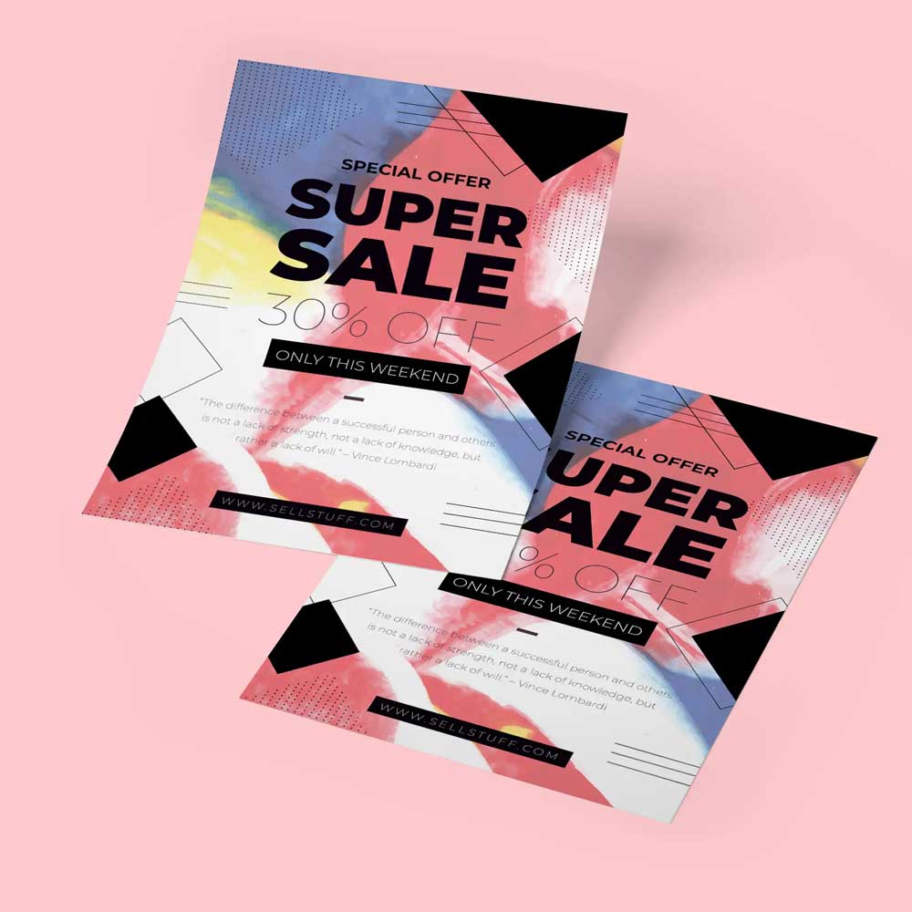 A4 Flyer printing - Printo Document Services Private Limited