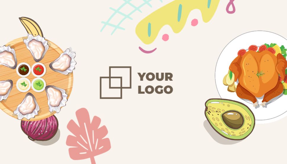 Textured Visiting Card Templates - Food & Beverage