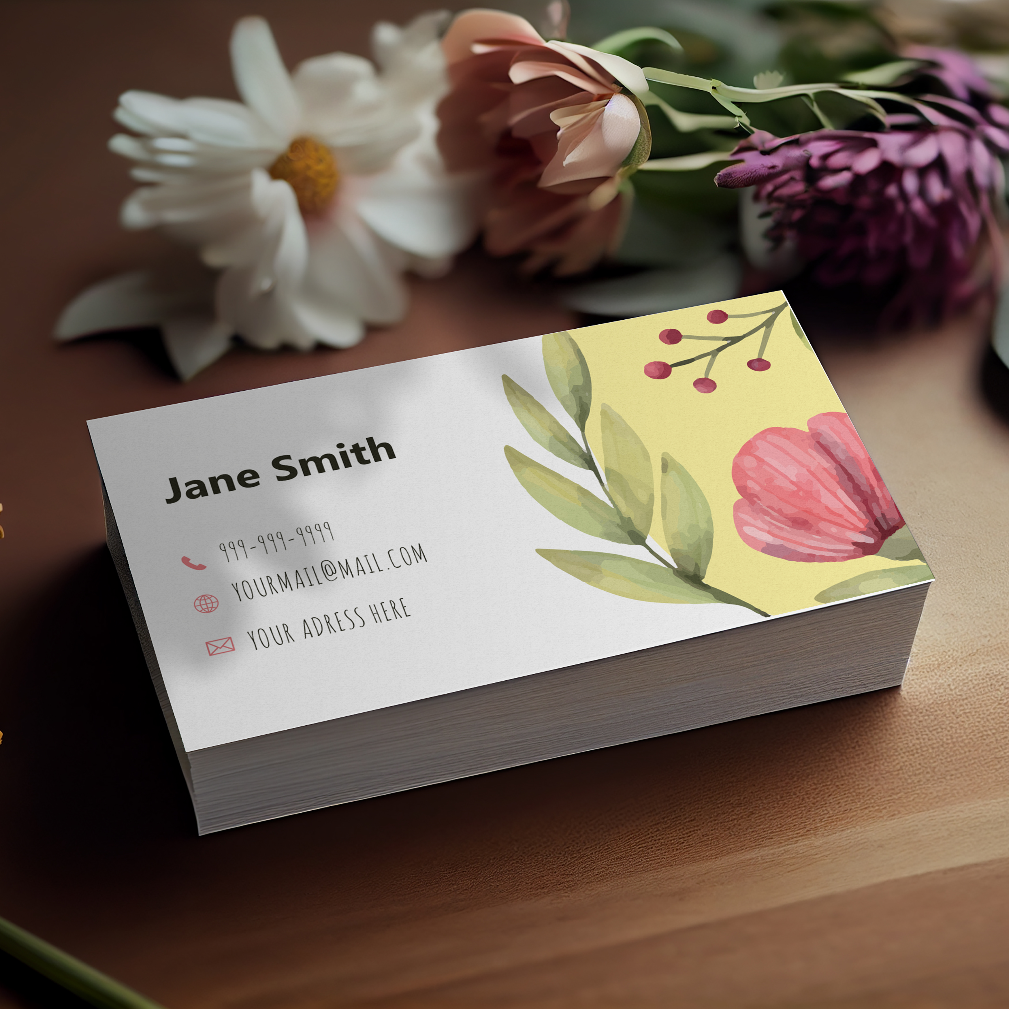 Premium Standard Visiting Cards - Customize Your Professional Look