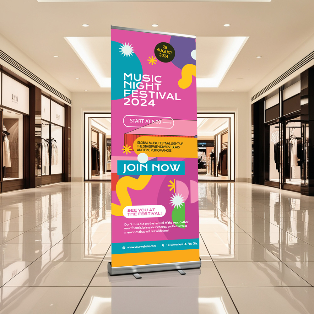 Pull Up Banner Stands - Economy - SIGNWORKSHOP