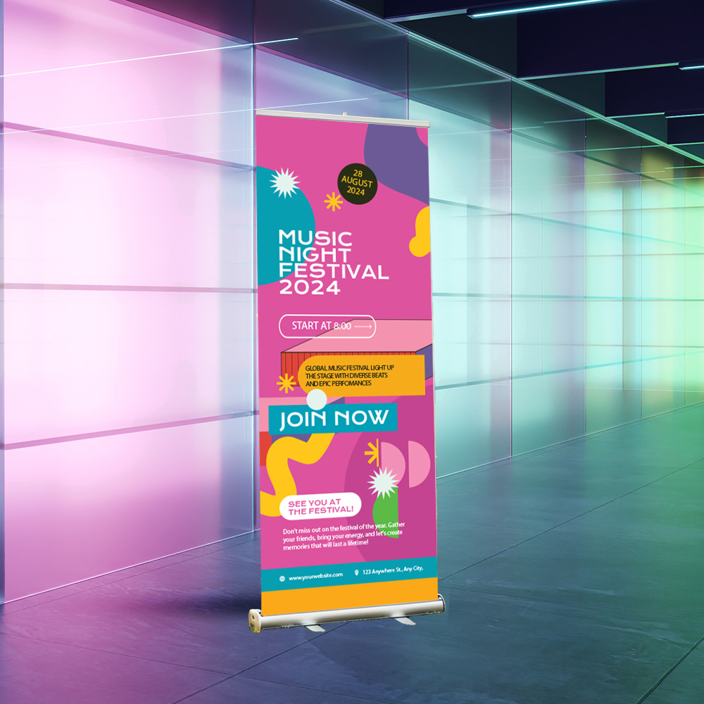 Pull Up Banner Stands - Economy - SIGNWORKSHOP