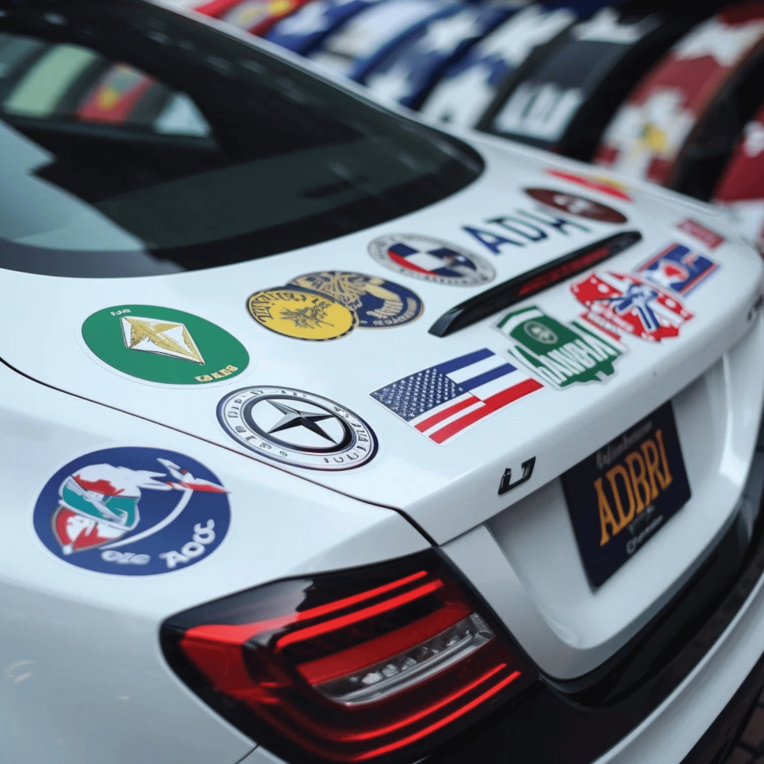 Custom Name Stickers for Cars | Car Sticker Design India