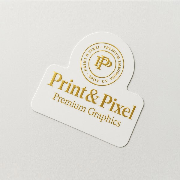 Custom Raised Foil Stickers