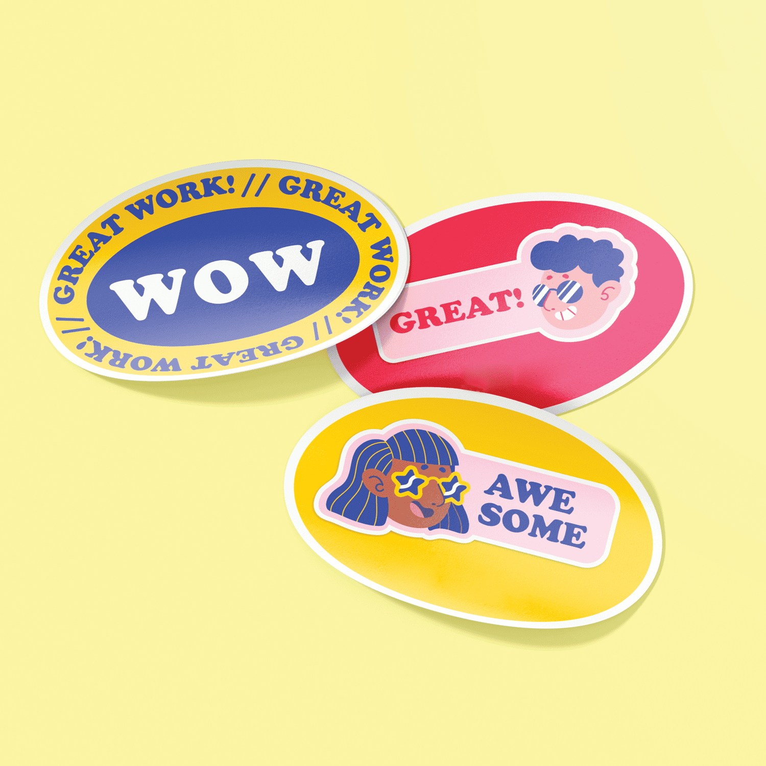 Custom oval stickers | Oval labels for printing