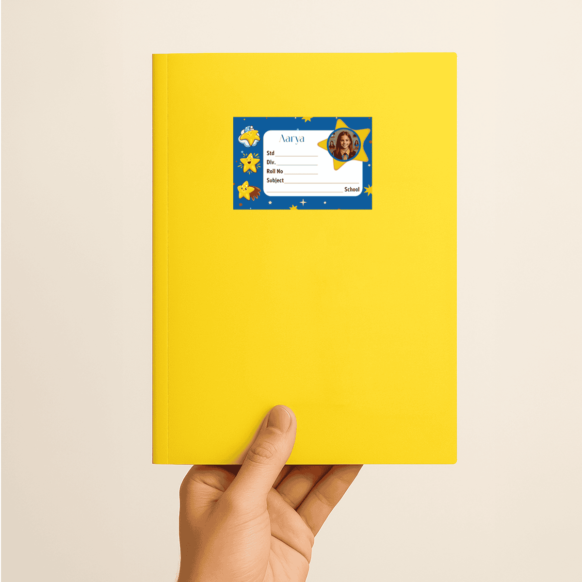 Custom School Book Labels | Notebook Sticker Design