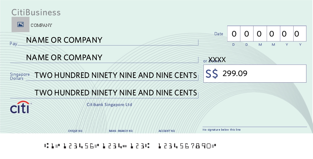 Browse Design - Priority - Large Cheque - VMOM PTE LTD