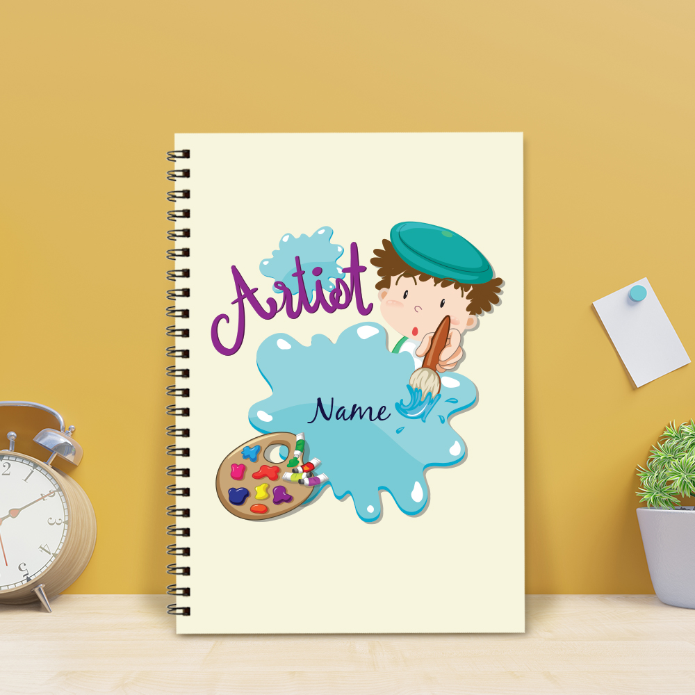 Personalised Notebook - Artist