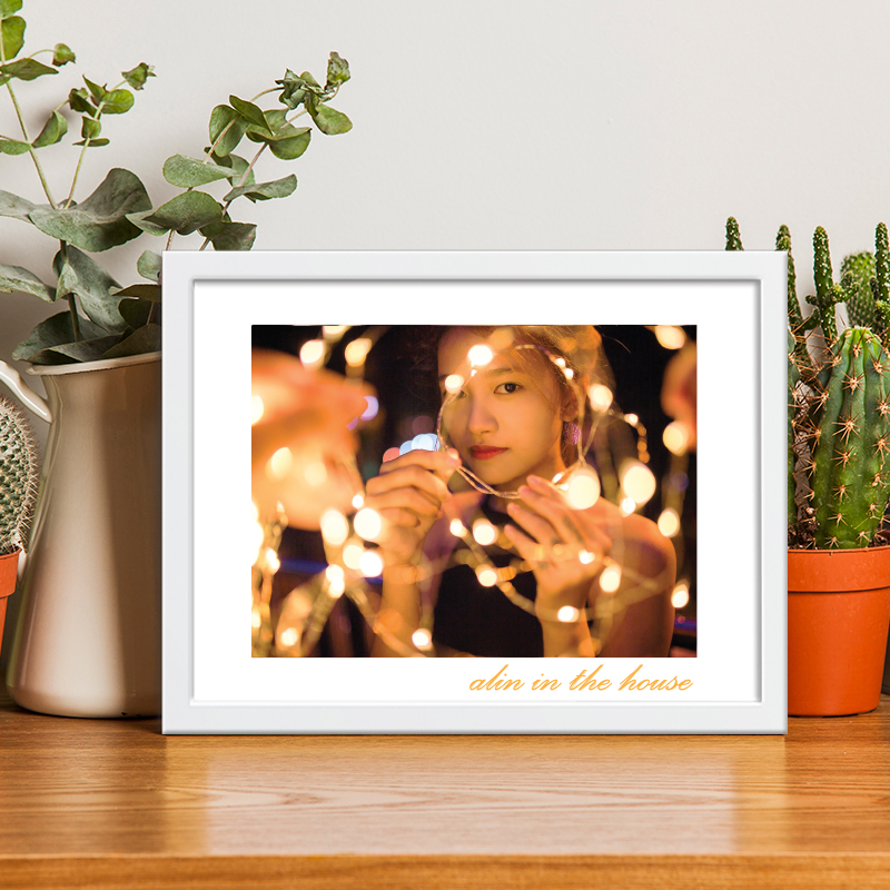 Personalised Frame - White Border Photo