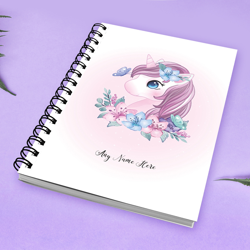Personalised Notebook - Unicorn