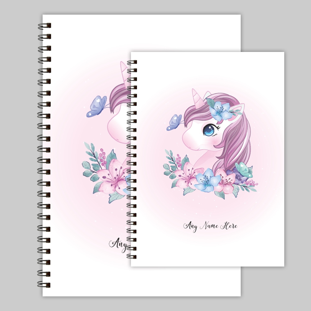 Personalised Notebook - Unicorn