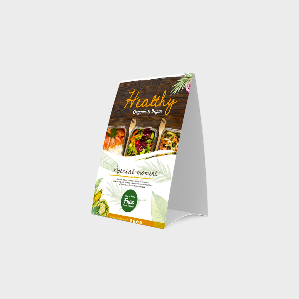 Table Tent Card