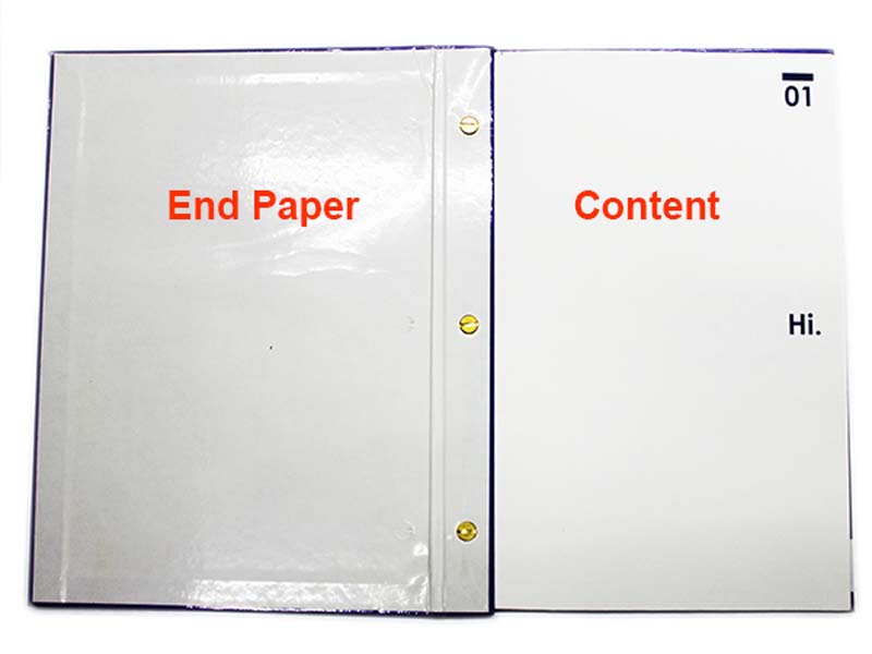 Hardcover Screw Post Book (Screw Inside)